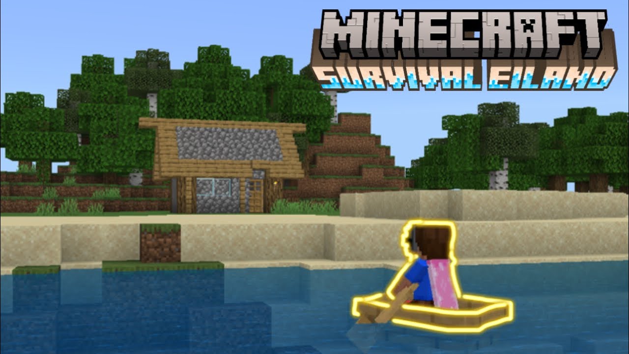 Ik speel Minecraft survival eiland - YouTube