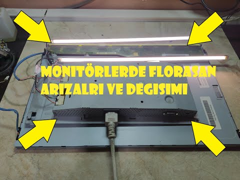 MONİTÖRLERDE FLORASAN ARIZLARI, 19 İNÇ MONİTÖR FLORASAN ARIZASI, FLORASAN DEĞİŞİMİ TAMİRATİ