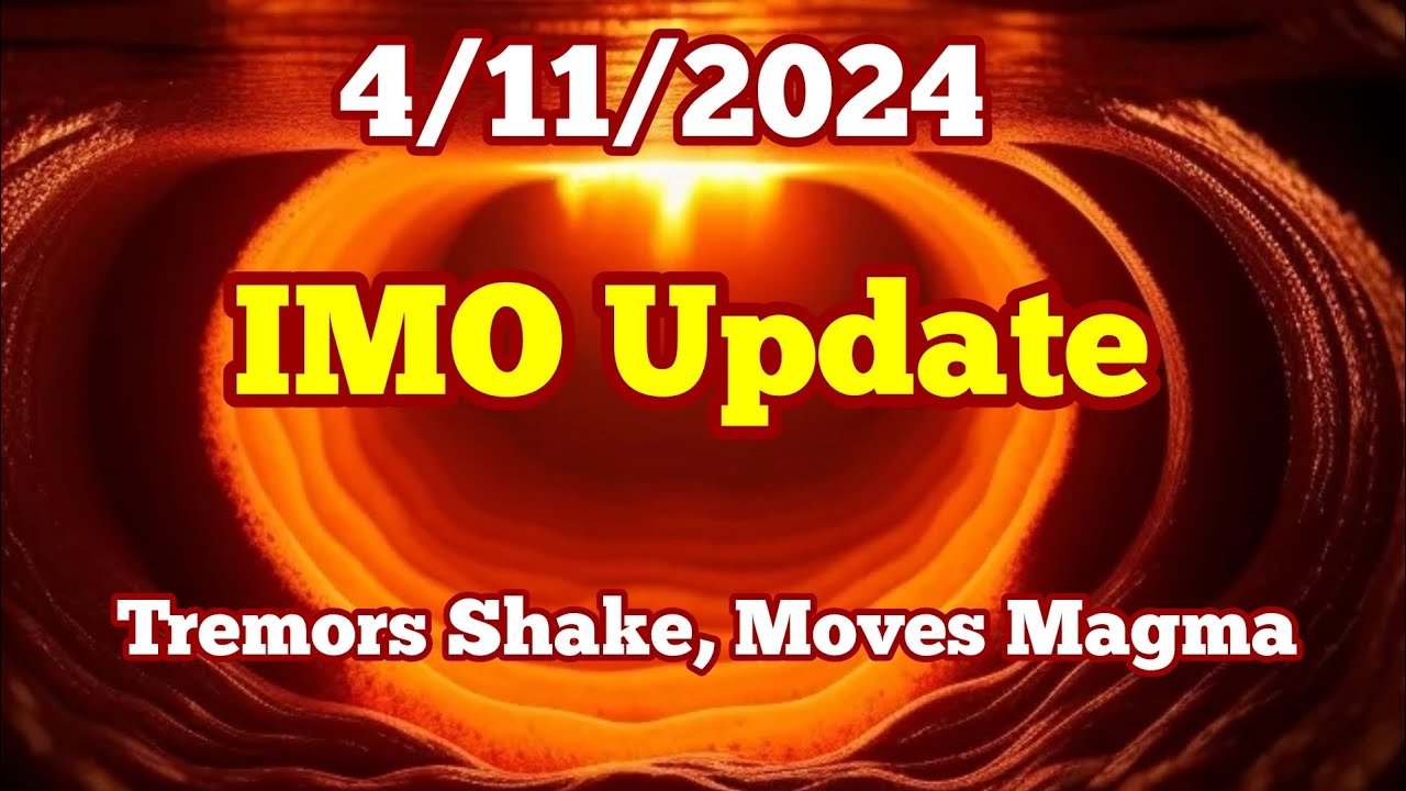 IMO Update (4/11/2024): Iceland Sundhnúka Earthquake Cluster Moves ...