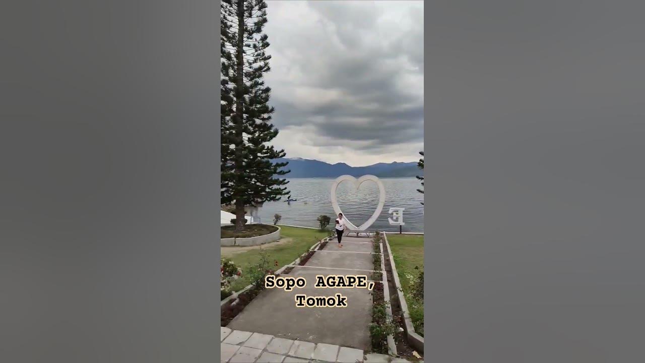 Sopo AGAPE, Tomok (penginapan, aula, taman) tepi Danau Toba - YouTube