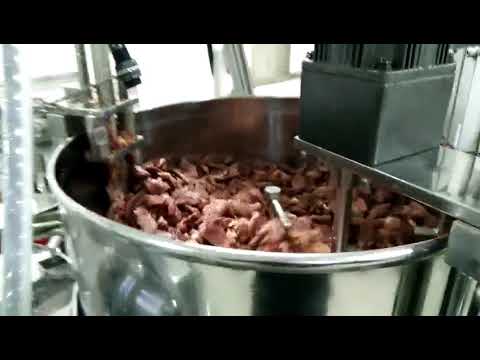 beef jerky automatic vacuum packing machine - YouTube