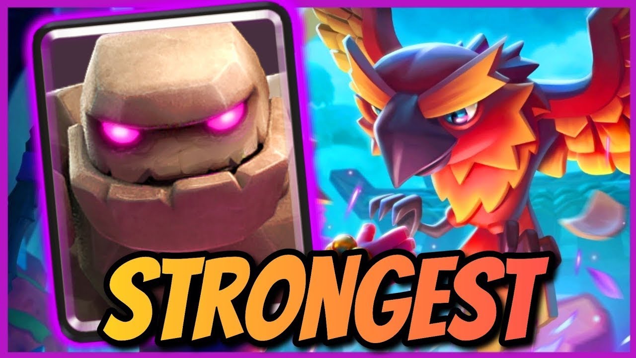 The Best Golem Deck In Clash Royale - YouTube