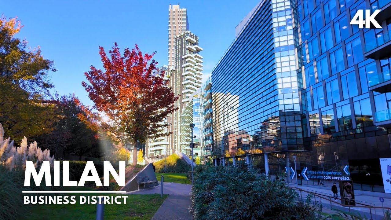 Skyscrapers in Milan's Business District | Porta Nuova [4K60] - YouTube