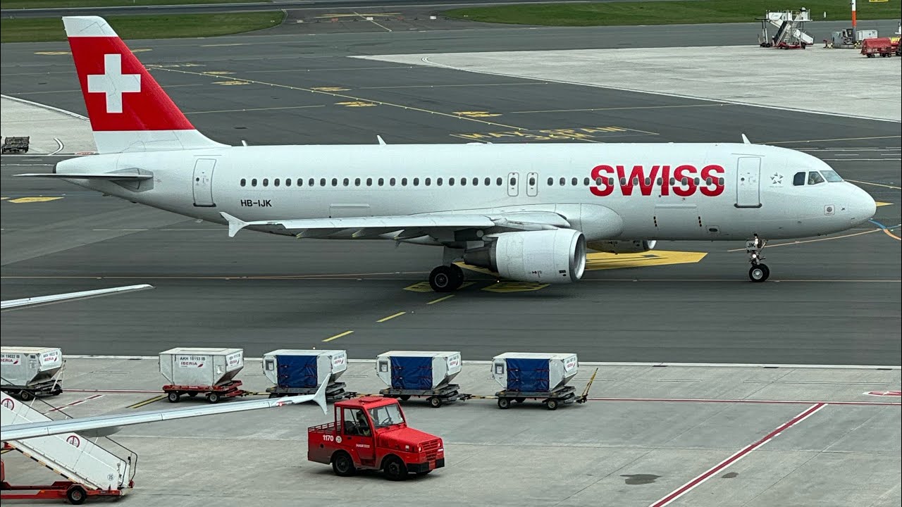 Swiss Airbus A320 startet in Hamburg. #plane #planespotting #a320 #airbus #swiss - YouTube