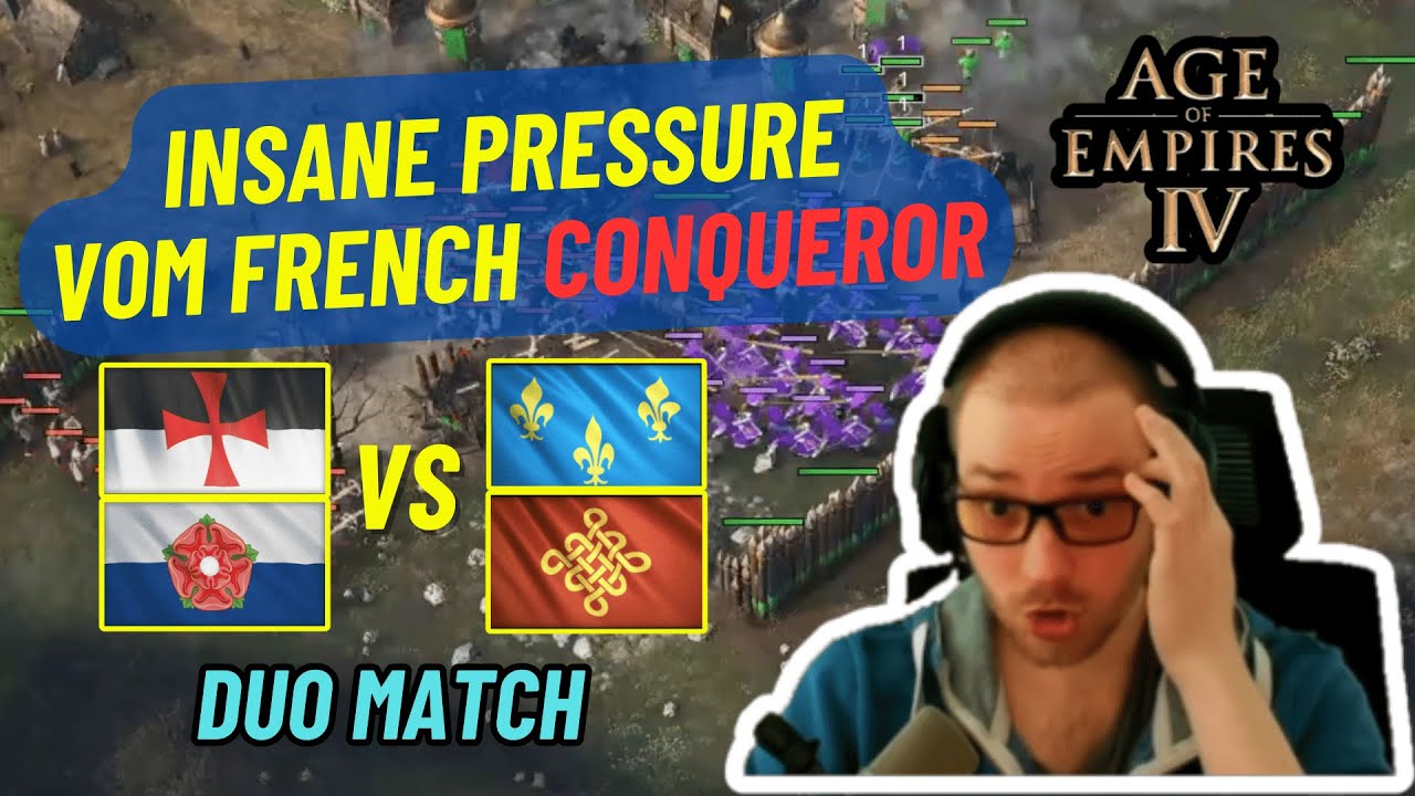 AXTWERFER vs French CONQUEROR ABSOLUT INSANE I Duo Ranked I Age of ...