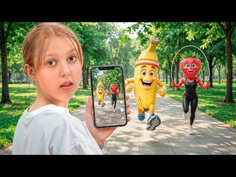 ИИ Фрукты в Реальной Жизни! Амелька Оживила Искусственные Фрукты!