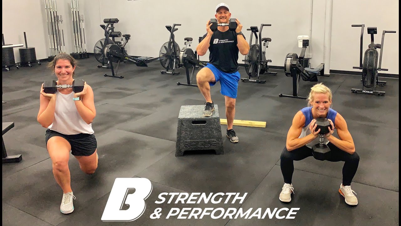 B3 At-Home Workout: Lower Body EMOM - YouTube