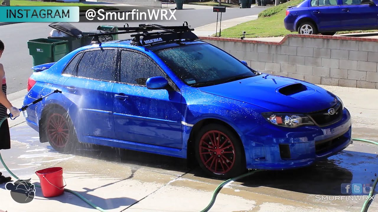 How to: Subaru WRX Car Wash and Care | 2011 Subaru WRX - YouTube