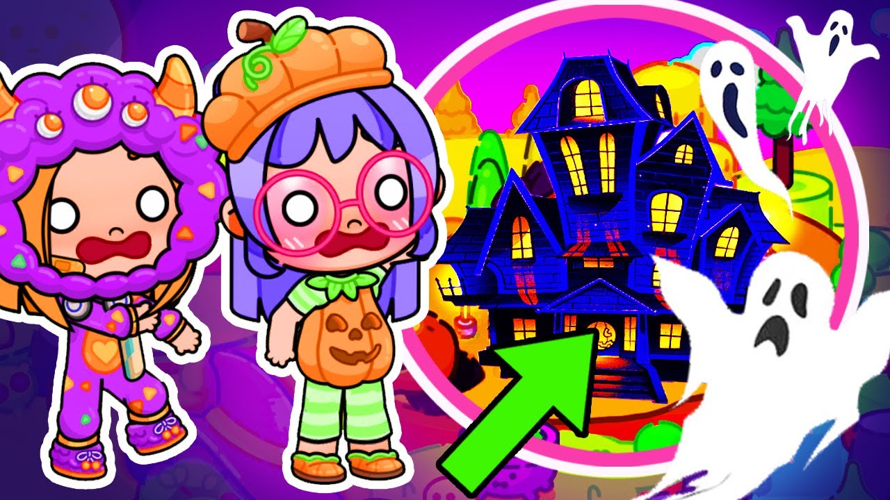 GHOST HOUSE 👻 Halloween Story 🎃 Avatar World - YouTube