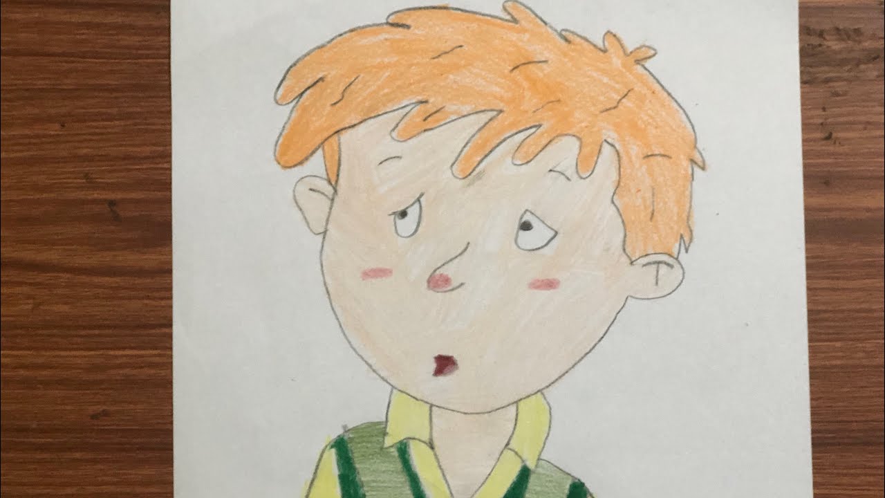 How to draw anxious Andrew step by step - YouTube