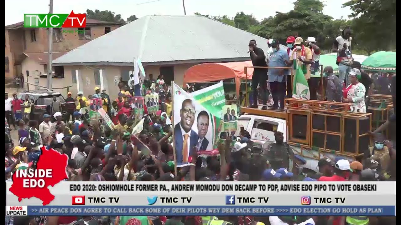 EDO 2020: Oshiomhole Former PA , Andrew Momodu Don Decamp To PDP ...