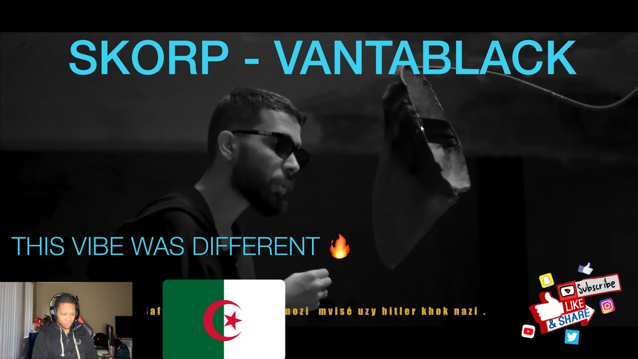 ALGERIAN RAP REACTION SKORP - VANTABLACK | LMERicoTv Reaction - YouTube