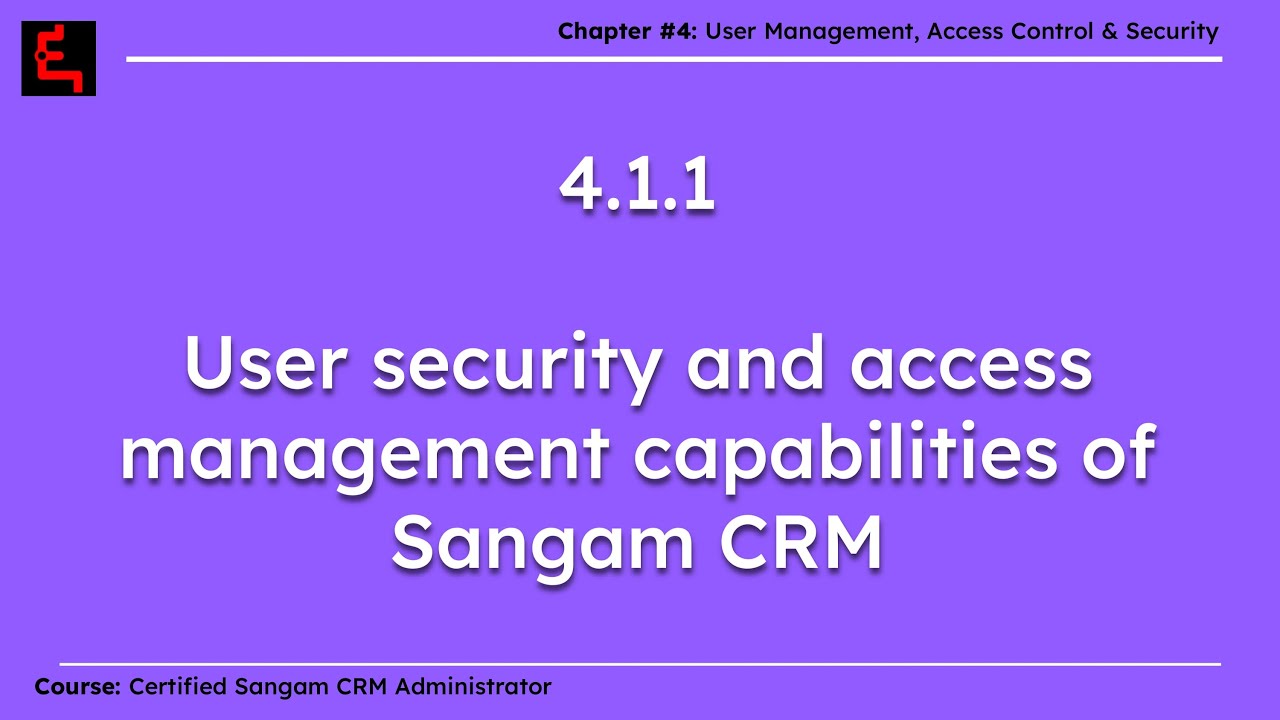 4.1.1 User, Security & Access Management | Ch. 4: User, Access Control ...