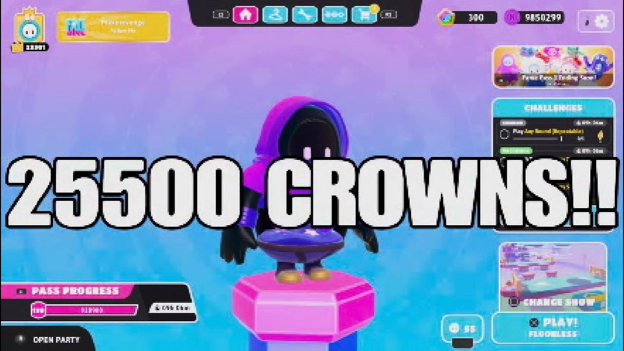 I HIT 25500 CROWNS IN FALL GUYS - YouTube