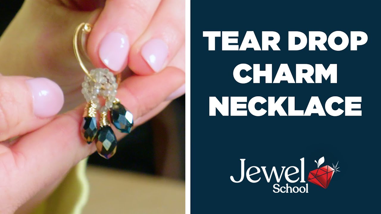 Tear Drop Charm Necklace | Jewelry 101 - YouTube
