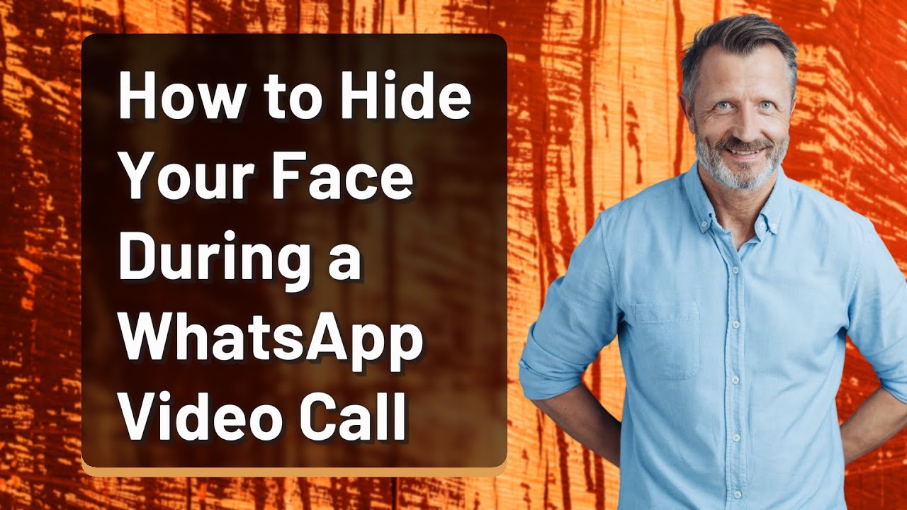 How to Hide Your Face During a WhatsApp Video Call - YouTube