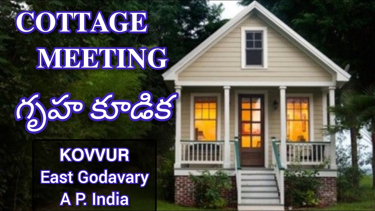 #LIVE : Church at Cottage Meeting || గృహములో సంఘము || Telugu Christian ...