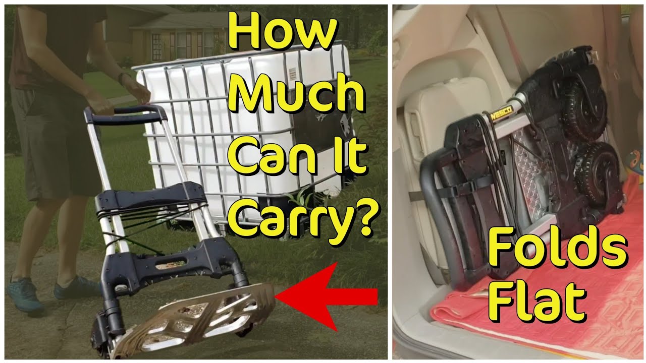 Is It Any Good? Wesco HEAVY DUTY FOLDING HAND TRUCK Aluminum Mega Mover ...