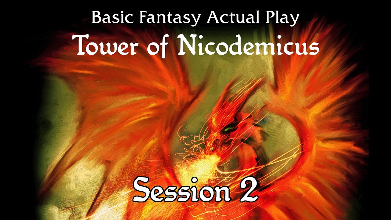 Session 2 of Tower of Nicodemicus: BFRPG Actual Play - YouTube