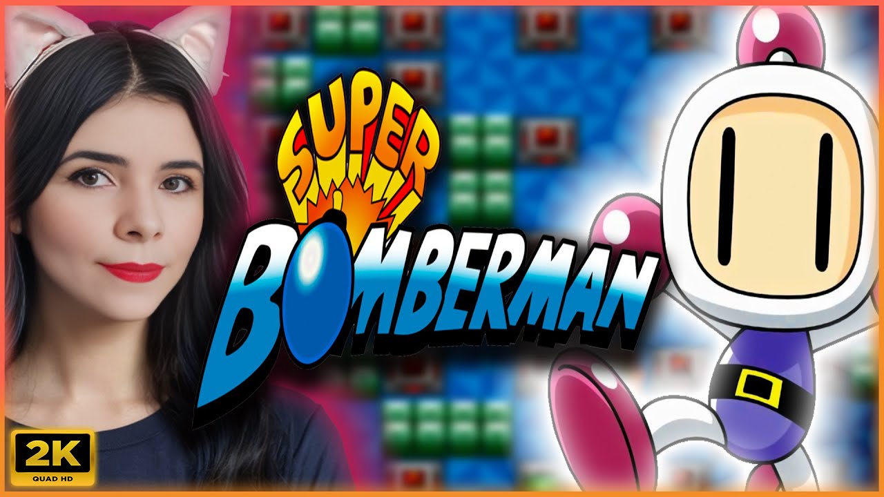 SUPER BOMBERMAN - LIVE DA NOSTALGIA COM O CLÁSSICO DO SUPER NINTENDO! AO VIVO - YouTube
