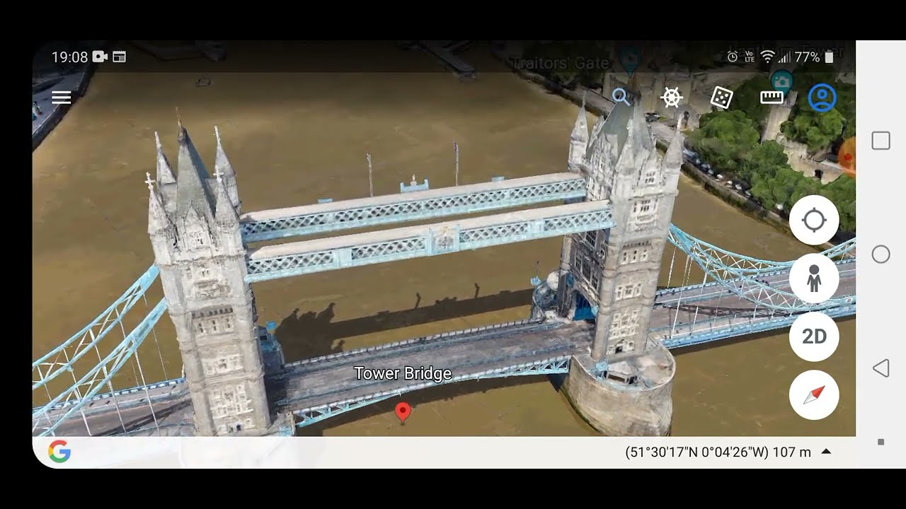Londra Köprüsü \ Tower Bridge / London bridge \ google earth 3D maps ...