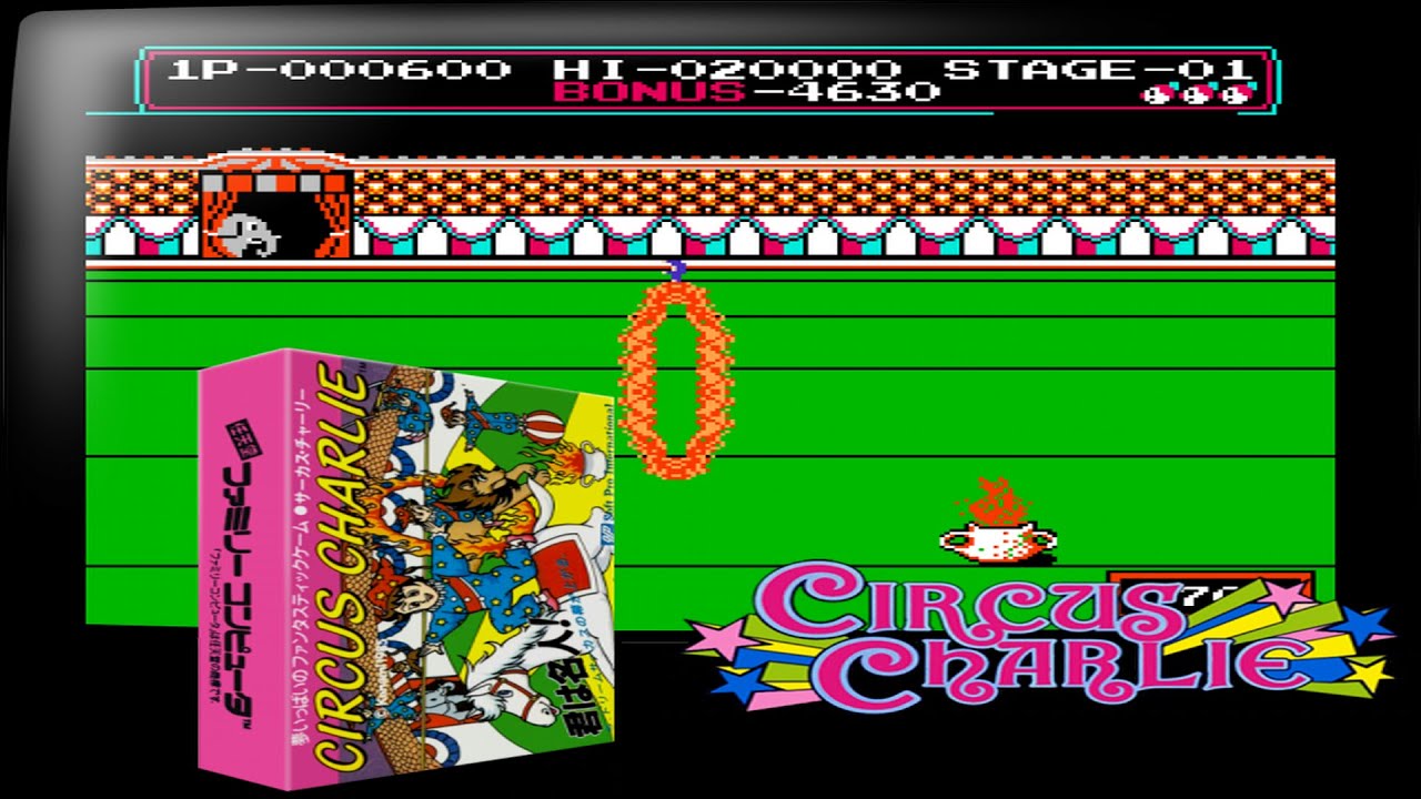 Circus Charlie - Циркач Чарли / Денди / Dendy / NES / Famicom ...