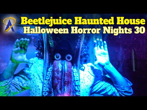 Beetlejuice Haunted House Walkthrough - Halloween Horror Nights 30 - Orlando