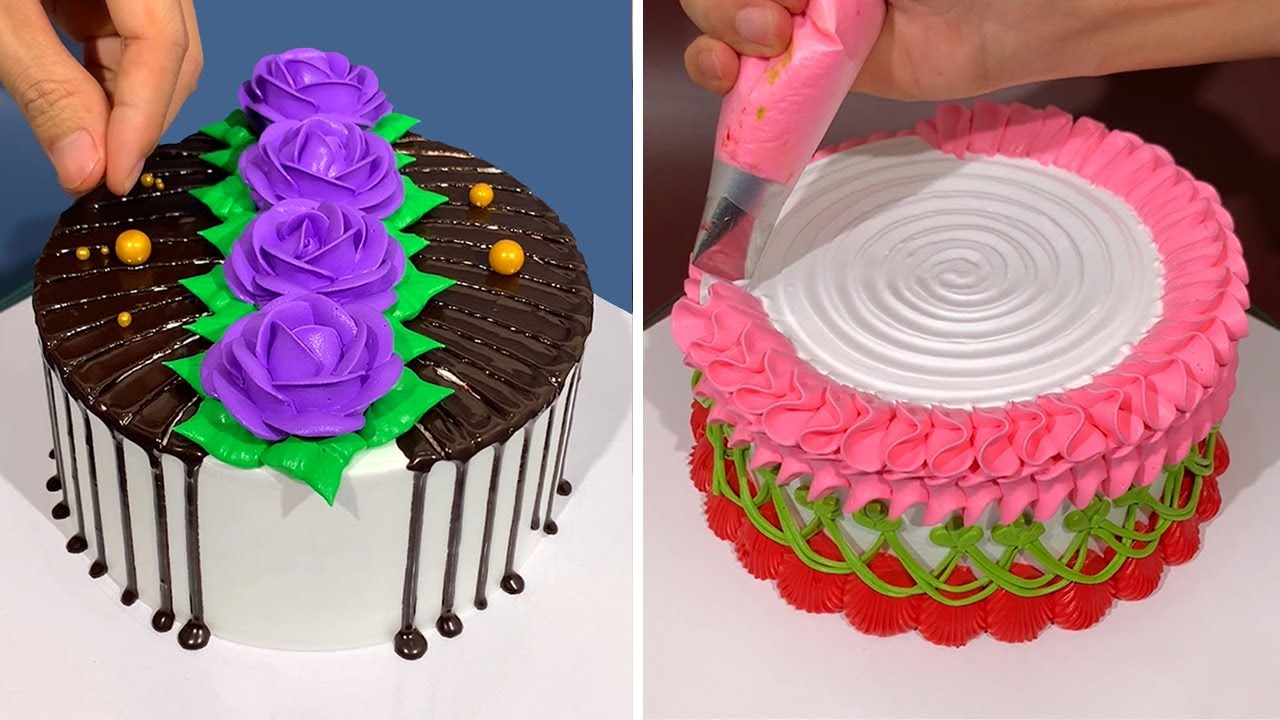 Awesome Chocolate Cake Design For Beginners | Most Satisfying Chocolate ...