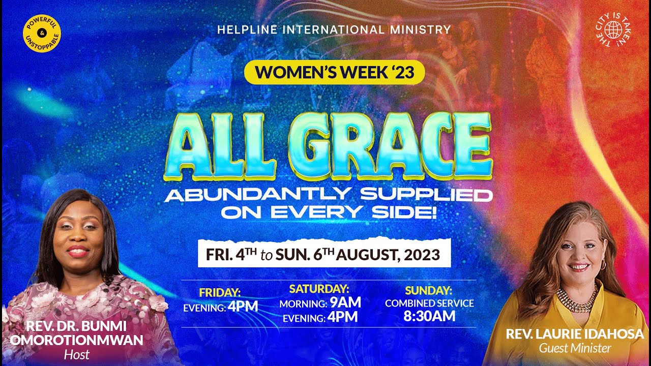 Women's Program (All Grace Abundantly Supplied On Every Side) | Doctor ...