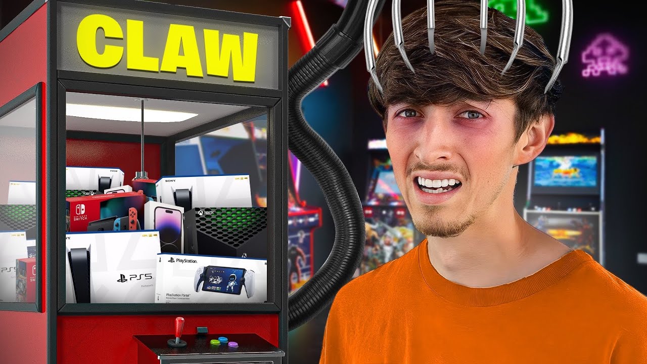 Letting A Claw Machine CONTROL My Life For 24 HOURS!! - YouTube