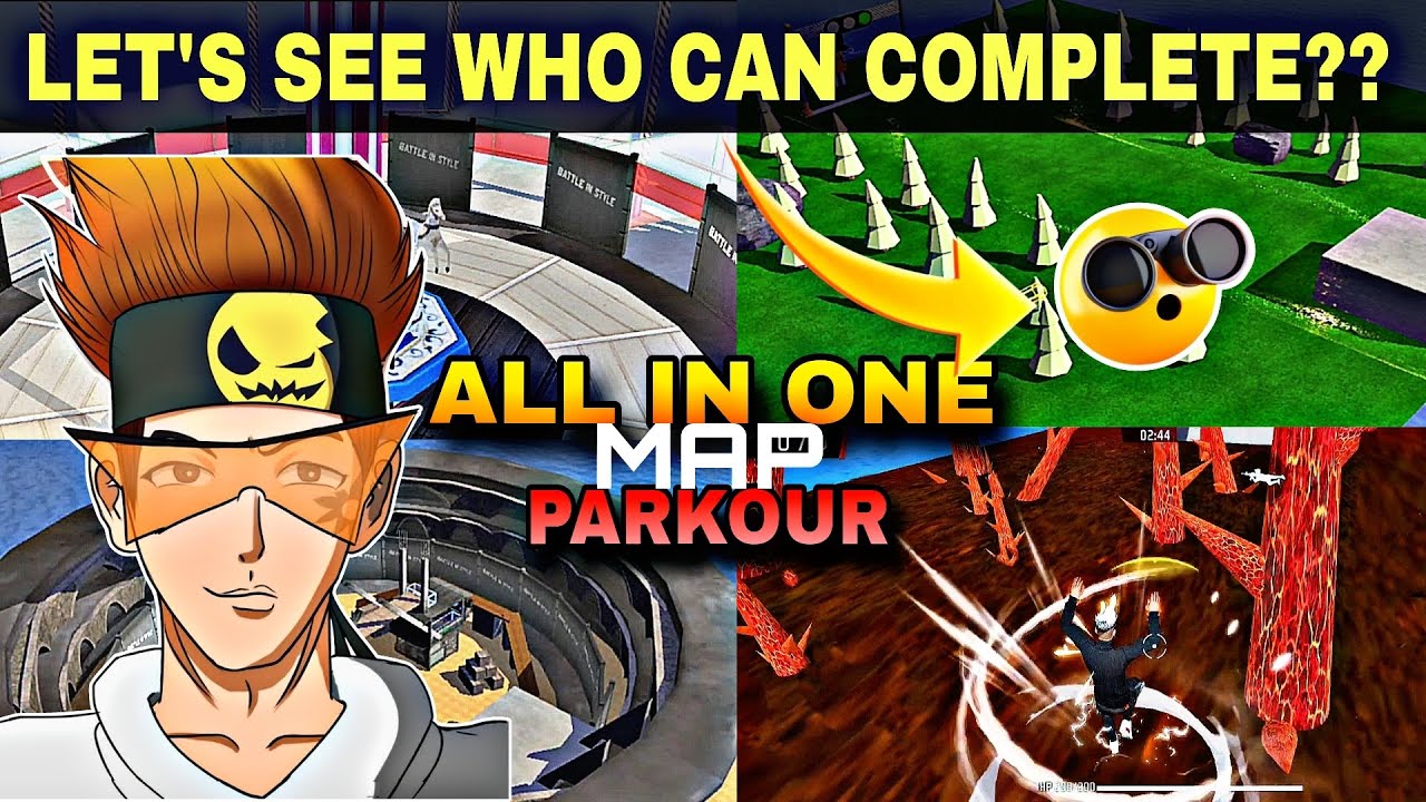 Free Fire New Craftland Map || Ff Parkour Map Code || Craftland Map ...