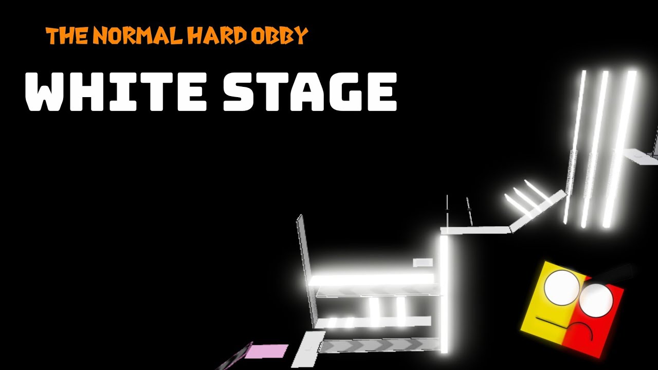 ROBLOX - The Normal Hard Obby [White Stage] - YouTube