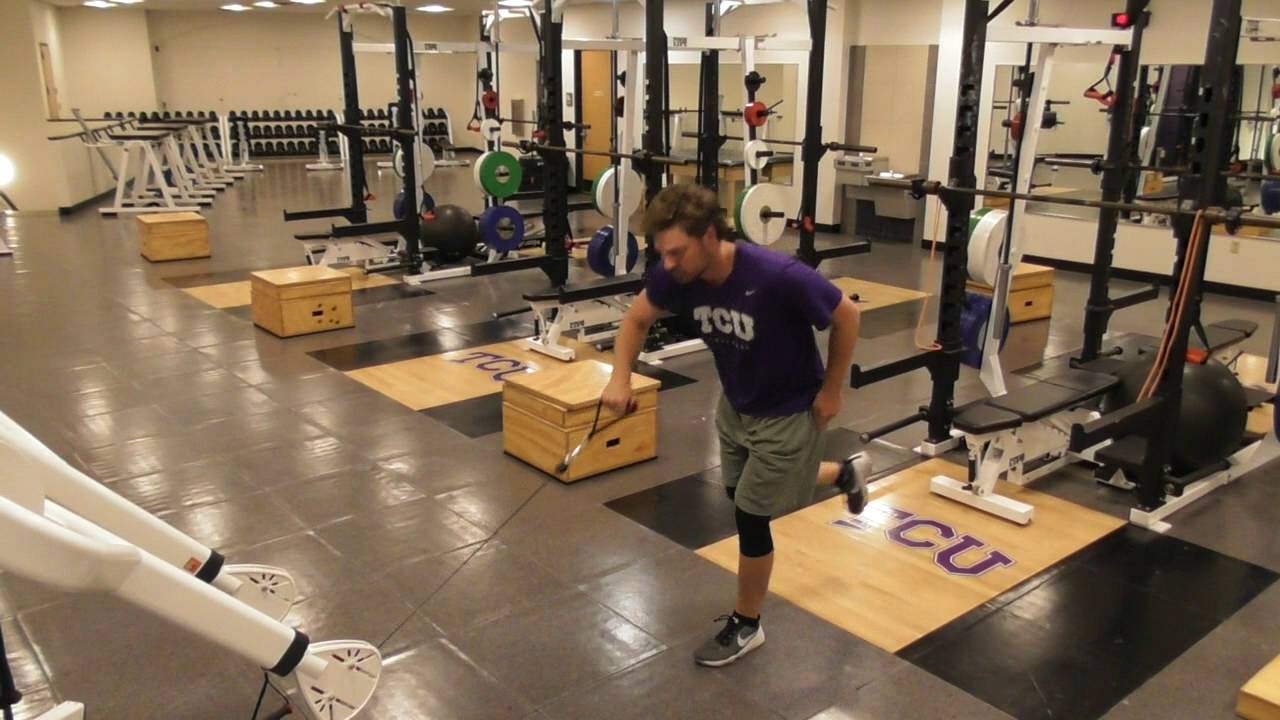 Cable SL Squat to External Rotation @ 90 - YouTube