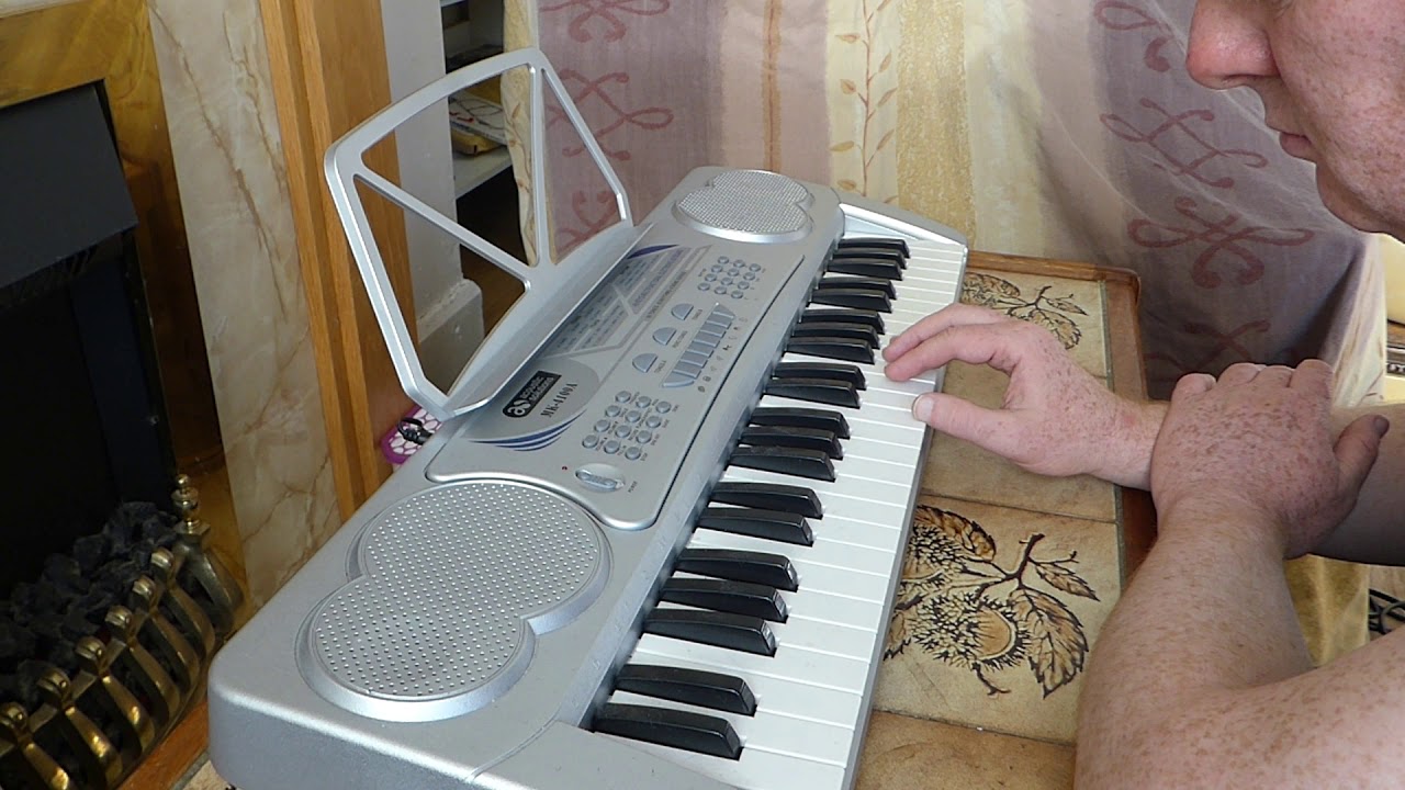 Begin keyboard - Acoustic Solutions MK-4100A - YouTube