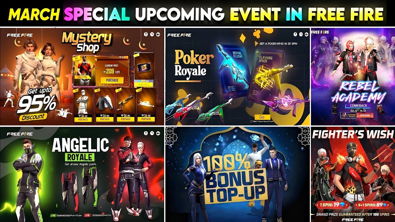 Upcoming Events in Free Fire l Free Fire New Event l Ff New Event l FF ...