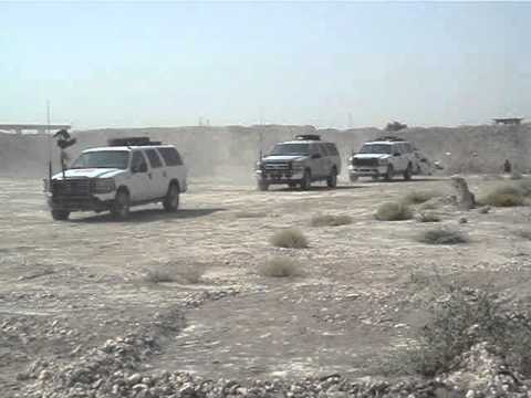 Close Protection Vehicles Range Training Video 2007 Iraq 1 - YouTube