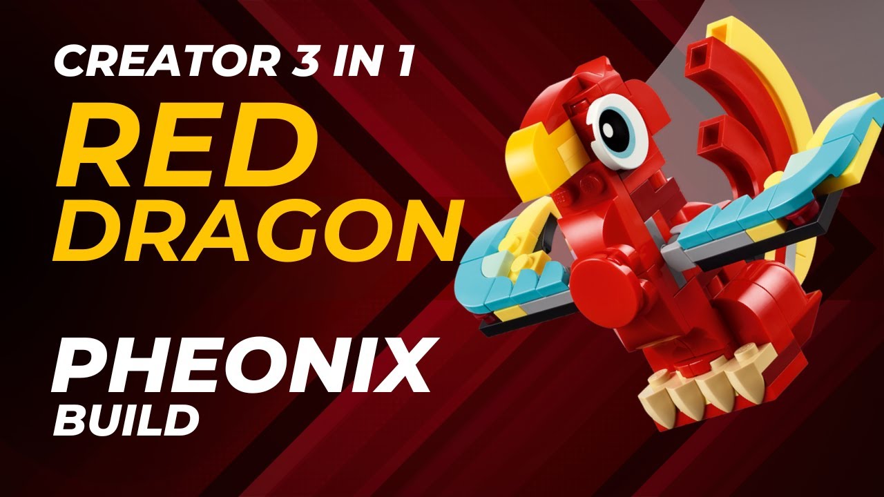 Lego 31145 Red Dragon - Pheonix - YouTube