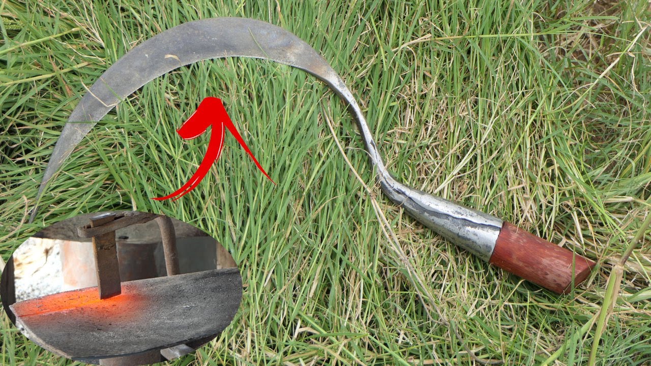 Farmer Tools/ Forging a Rice Sickle is very beautiful work to learn and ...