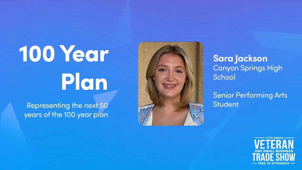 Sara Jackson - 100 Year Plan - Representing the Next 50 Years - YouTube