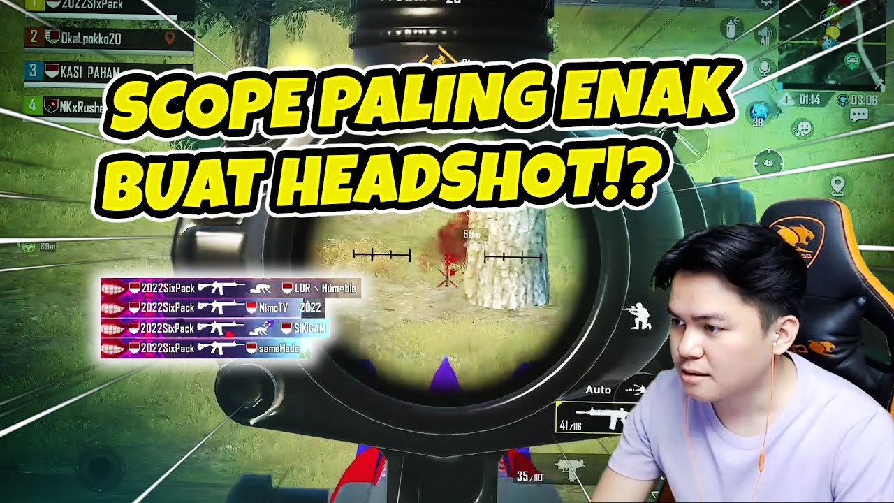Scope yang Paling Enak buat Headshot?! x3 vs x4 | PUBG Mobile - YouTube