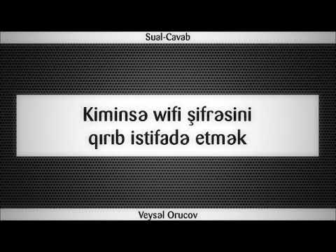 Kiminsə wifi şifrəsini qırıb istifadə etmək || Veysəl Orucov [Veysel Orucov]