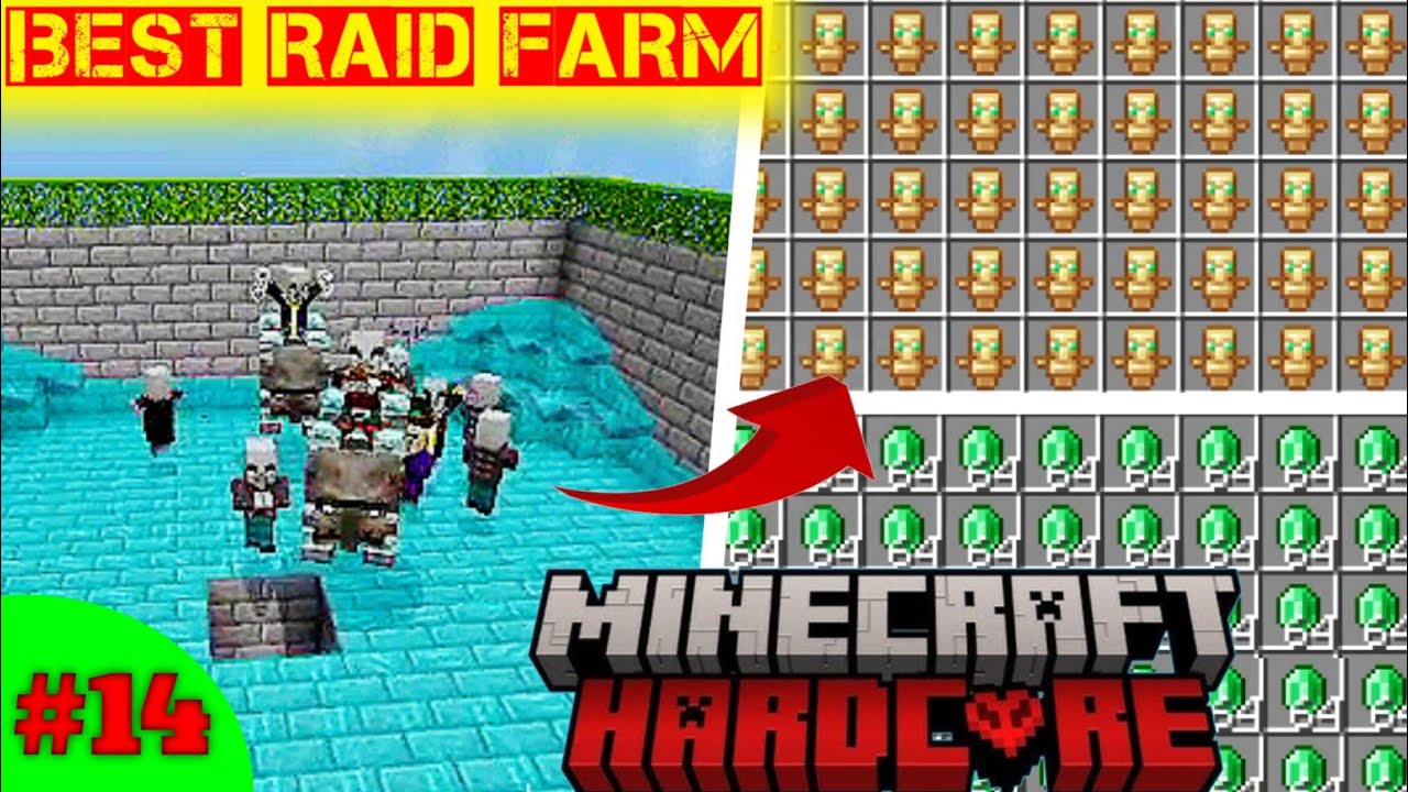 I build OP totem & emerald farm in Hardcore MCPE (#14) # ...
