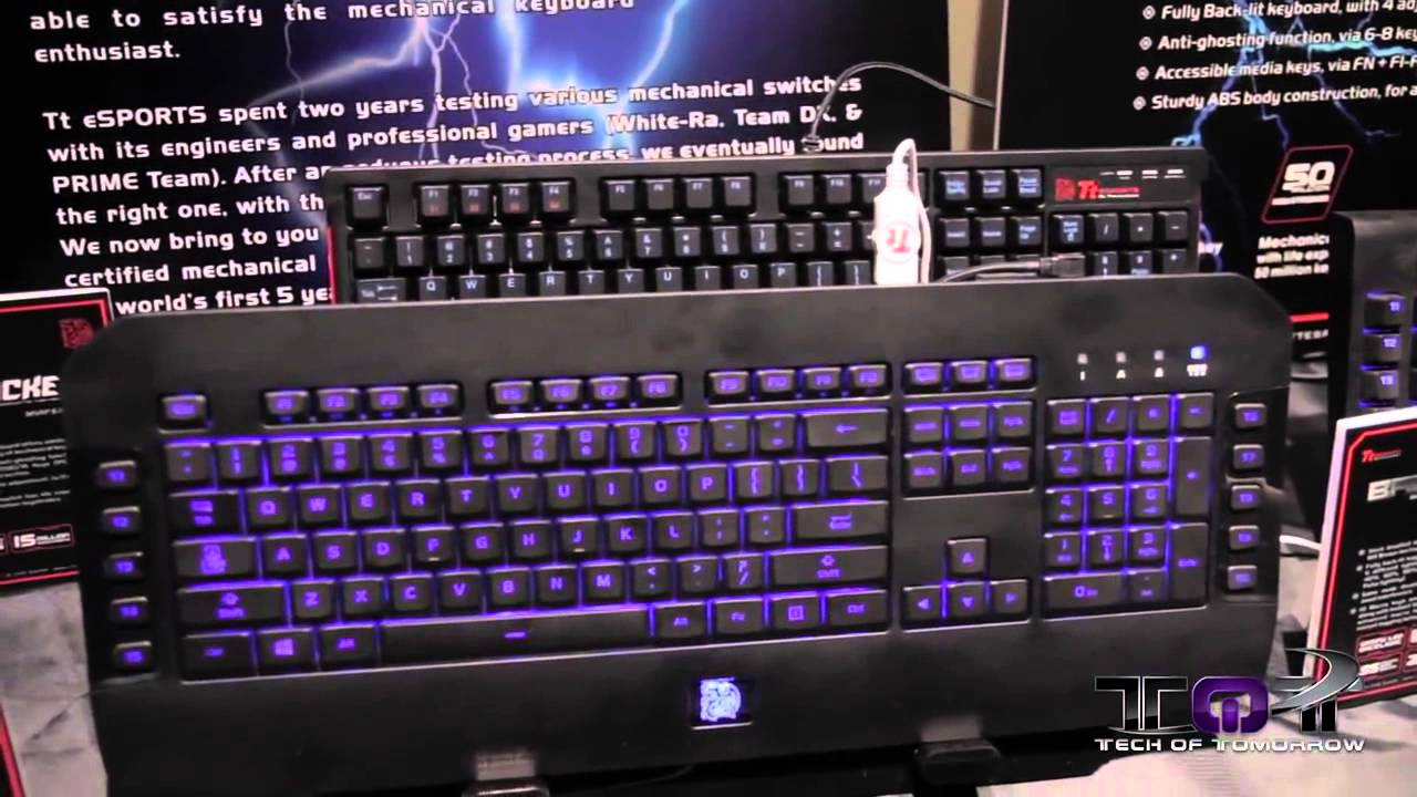 Badass Gaming PC Cases Keyboards CES 2014 Thermaltake - YouTube