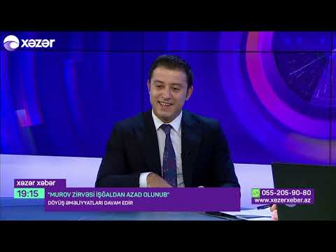 Azərbaycan əks hücum əməliyyatı keçirir. Xəzər TV Xanim Yadigarli - Rüstəm İbadov