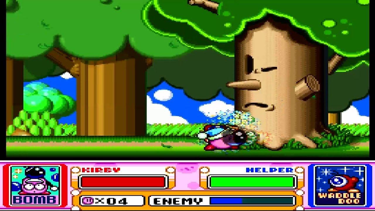 Kirby Super Star Boss #1 Whispy Woods - YouTube