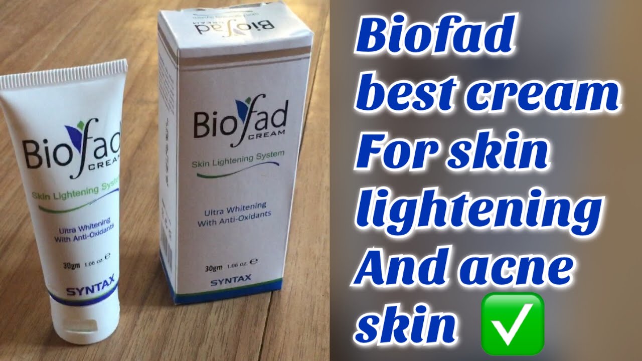 Biofed face whitening cream - YouTube