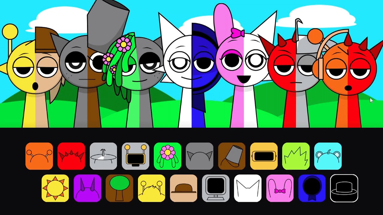 Sprunki ROLES SWAP But HALF Version (New Version) - YouTube