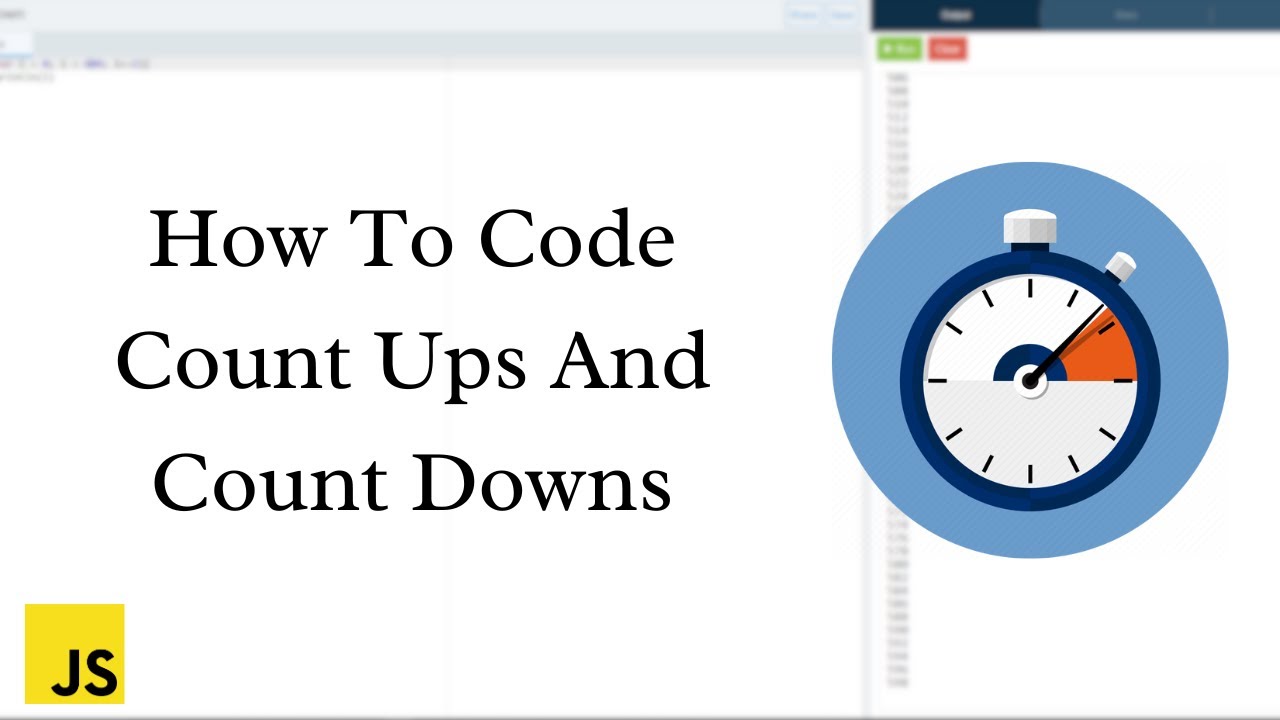 How To Code Count Up And Count Down Using For Loops Javascript 0465