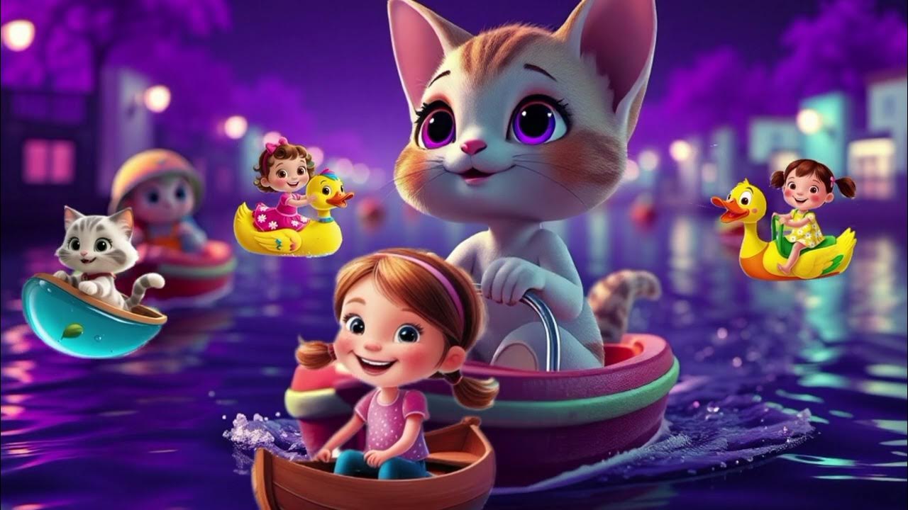 row row row your boats || Nursery Rhymes - YouTube