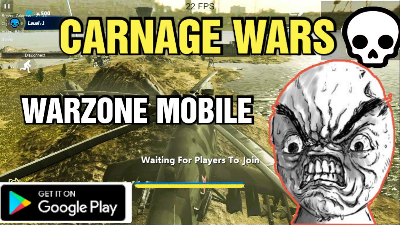 Carnage Wars First Person FPS Game like Warzone mobile ! Try now ...